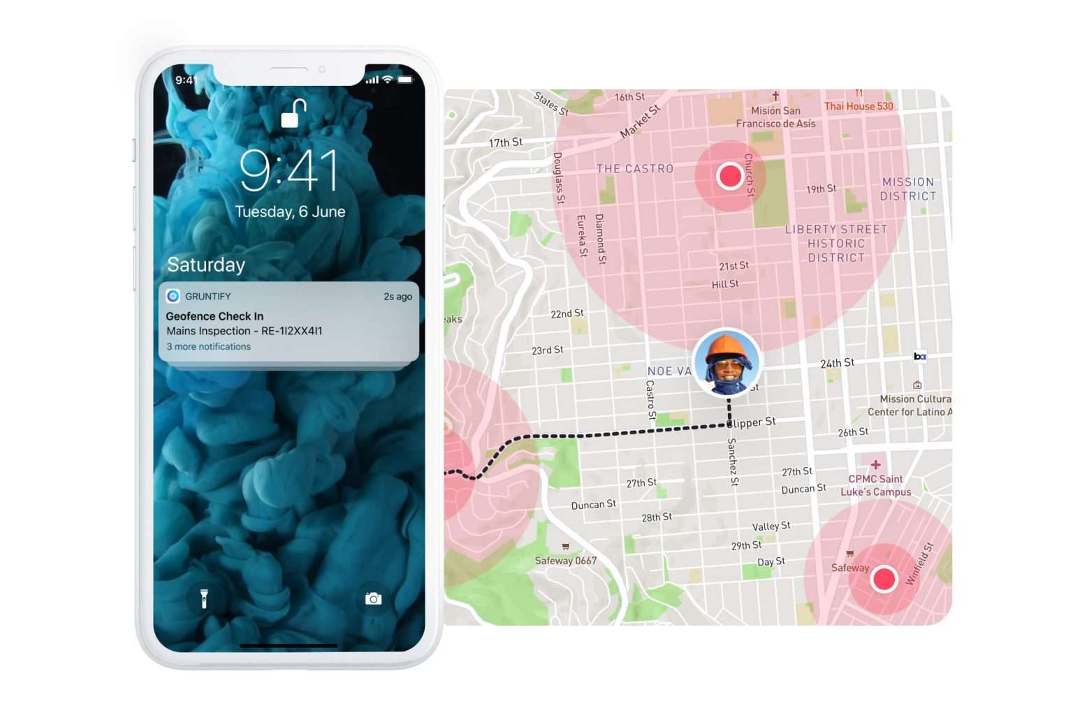How Geofencing And Time Tracking Work Together - Gruntify
