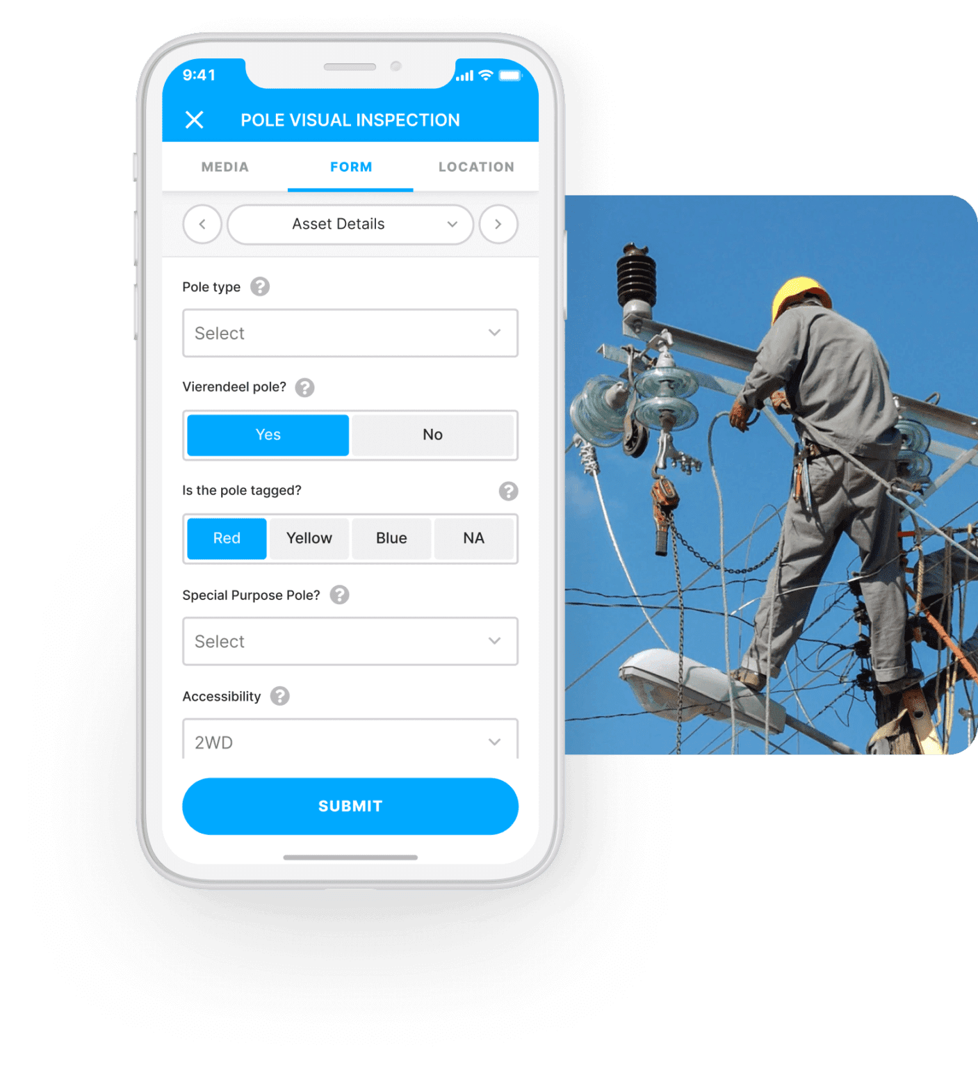Utility Pole Inspection Software - Gruntify