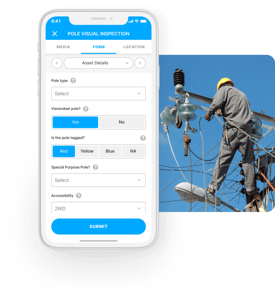 Utility Pole Inspection Software - Gruntify